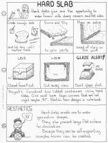 Ceramic Class Handouts - Handbuilding and General Clay